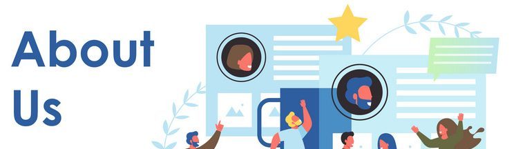 About us vector website landing page design – AI4K12